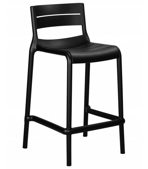 Стул полубарный DOBRIN NESSA, черный (B-03)