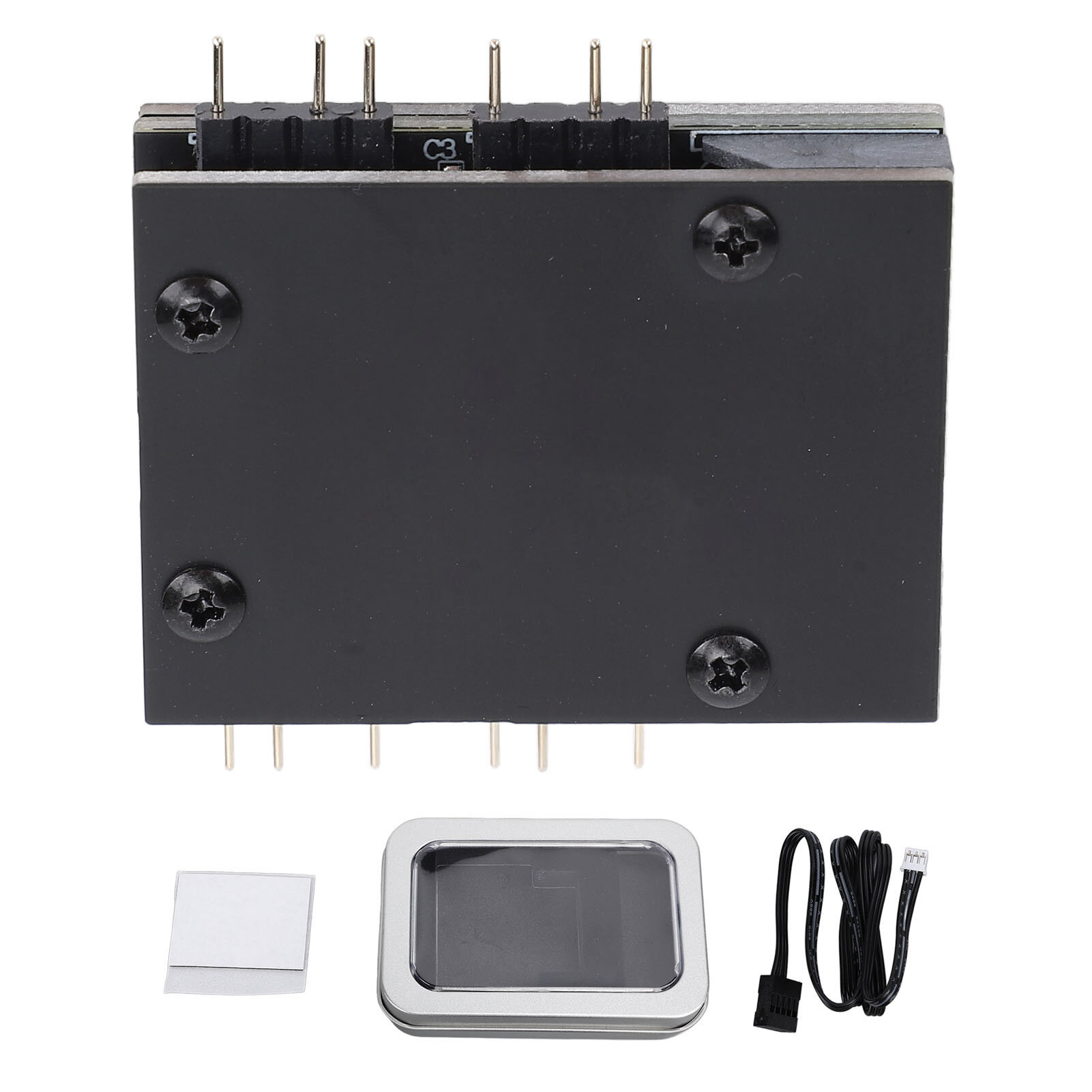 Контроллер ARGB для вентиляторов, с экраном, настройка подсветки, для 5V ARGB компонентов ПК