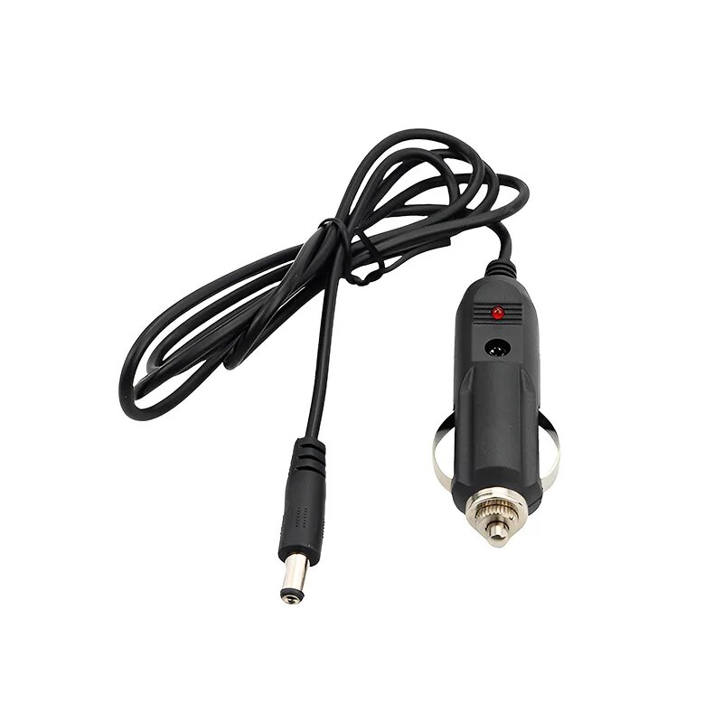 Автомобильное зарядное устройство 12В/24В, адаптер питания постоянного тока, штекер для прикуривателя DC 5.5мм*2.1мм, удлинительный кабель-разъем для автомобильного зарядного устройства