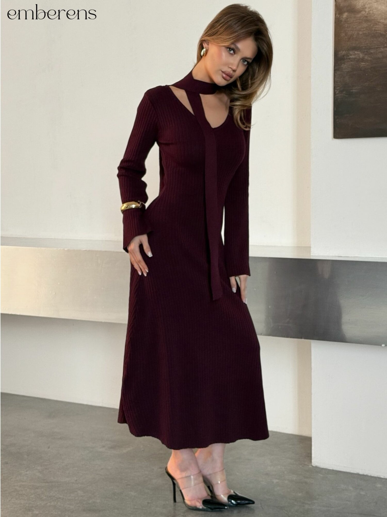 Платье Осень-зима 2025