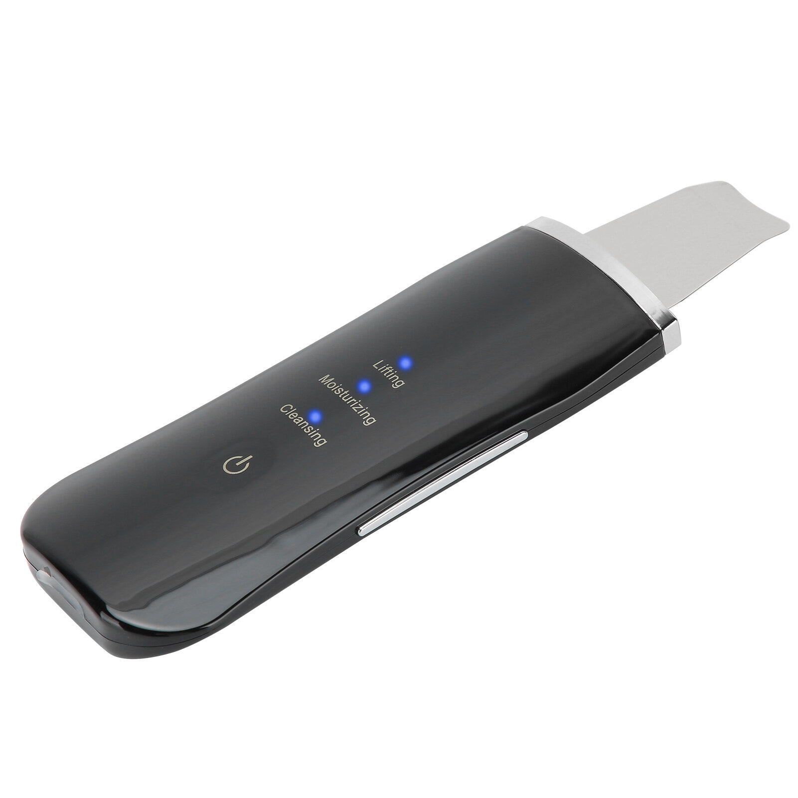 Ультразвуковая машина для пилинга лица Black, USB перезаряжаемая, очищает поры и удаляет черные точки, 650мАч