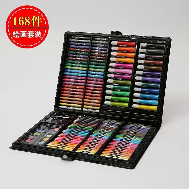 Набор для рисования "Детская доска", акварельная ручка, моющаяся обводка, кисть, карандаш