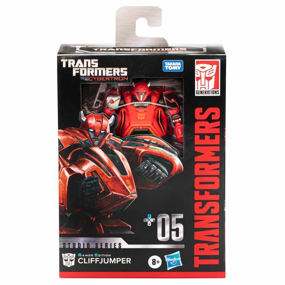 Трансформеры Игрушка хасбро Deluxe Class 05 Cliffjumper Gamer Edition Transformers Generations War for Cybertron