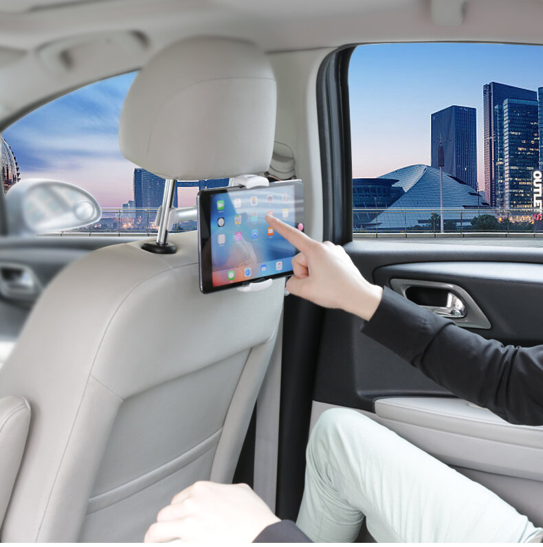 Автомобильный держатель на подголовник Yesido C29 Rear Seat Compatible for 4-10", Черный