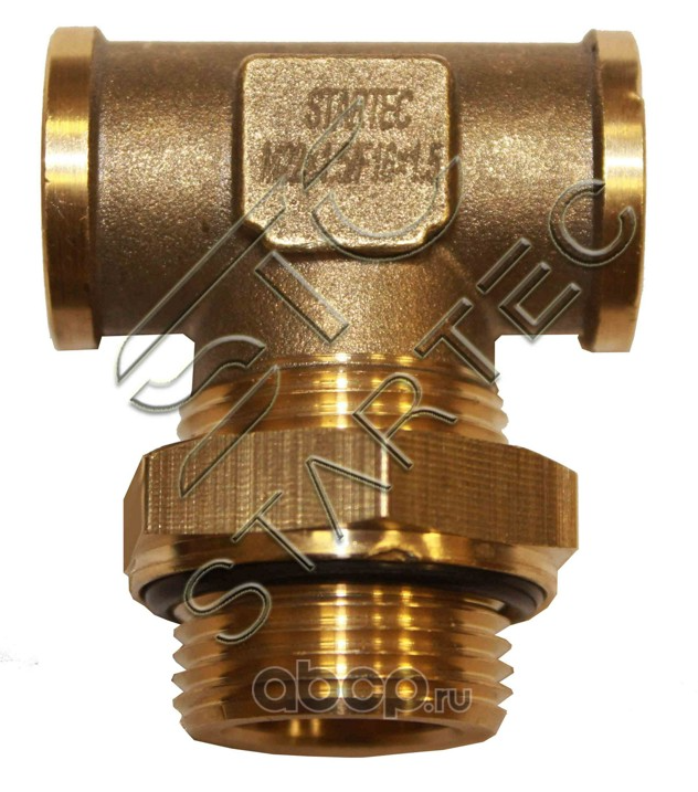 Фитинг т-образный м12/f12 c контргайкой и уплотнением