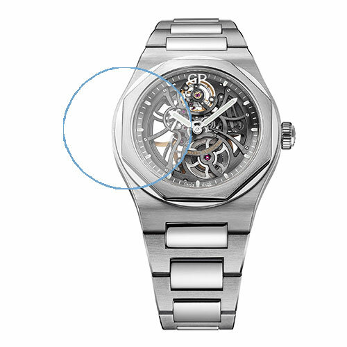 Скрин Мобайл защитный экран для часов Girard Perregaux Laureato 81015-11-001-11A из нано стекло 9H