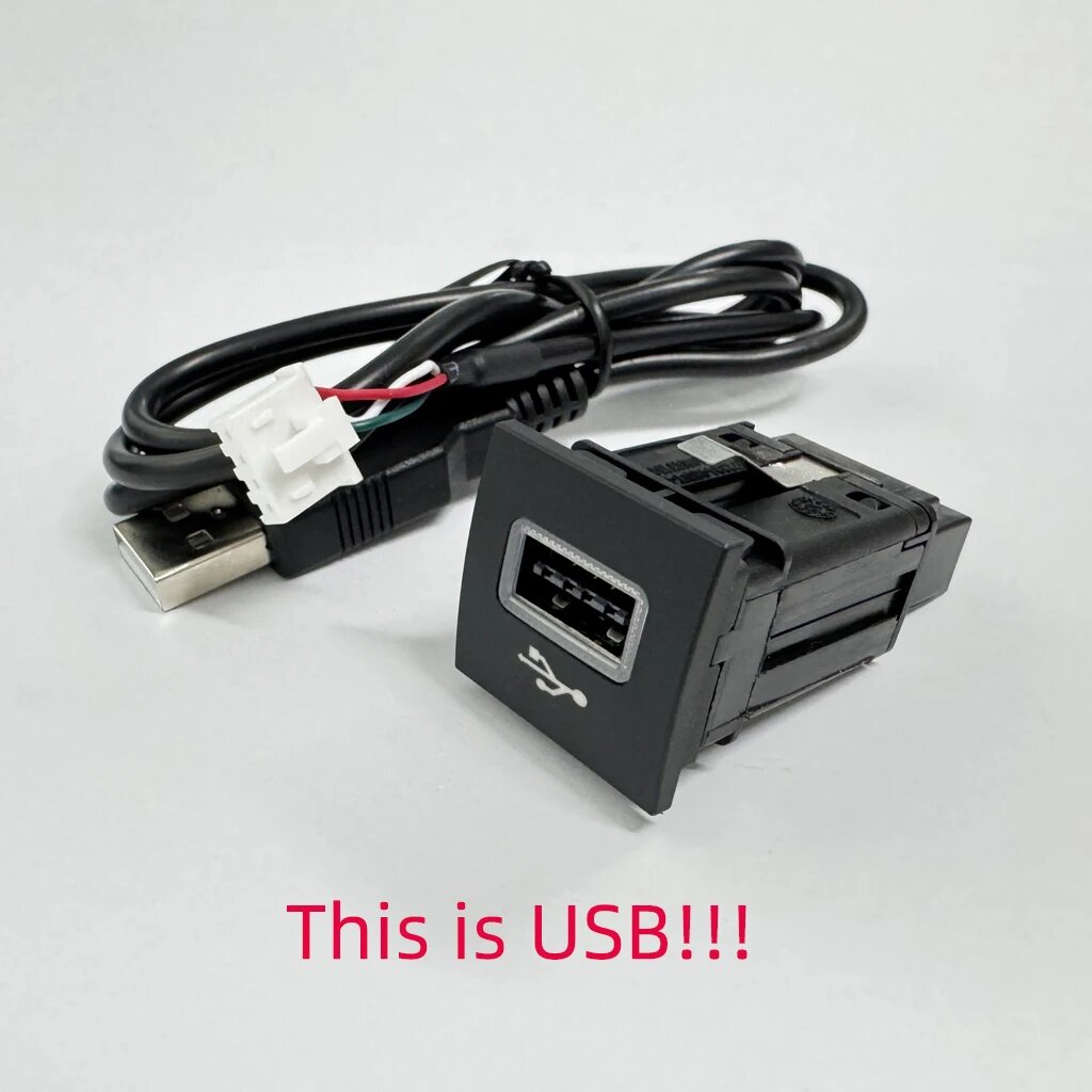 Быстрое автомобильное зарядное устройство, розетка 12 В/24 В, USB-разъем для зарядки, адаптер питания QC3.0 PD типа для VW Golf 6 Jetta 5 MK5 Scirocco 06-12