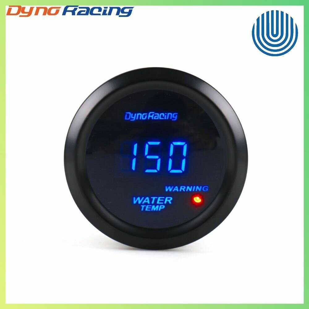 Dynoracing Датчик температуры воды 2 "52 мм цифровой датчик температуры воды 40-150 градусов Цельсия Синий светодиодный автомобильный измеритель с датчиком