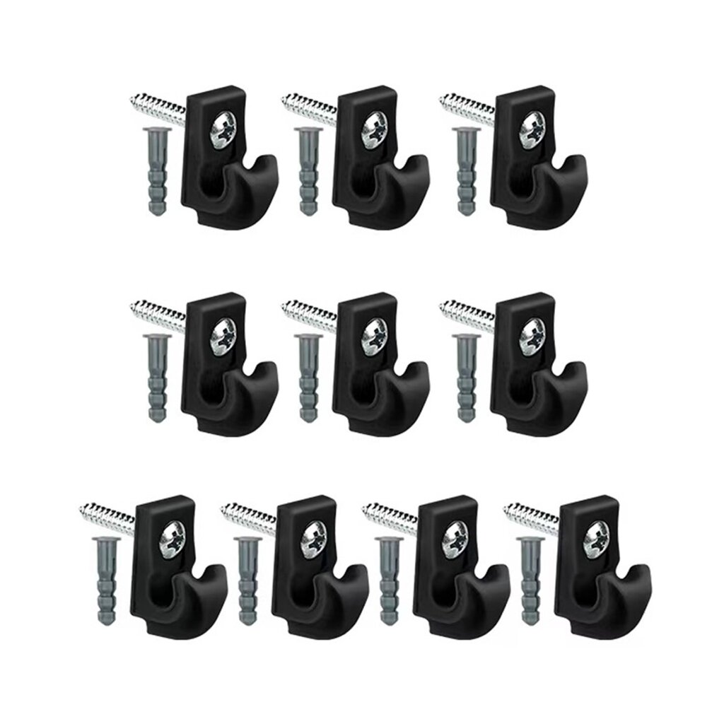 10шт Потолочных крючков Ввинчивающиеся крючки Крючок для подвешивания цветов Сверхпрочные крючки Просты в использовании для безопасной и стабильной установки