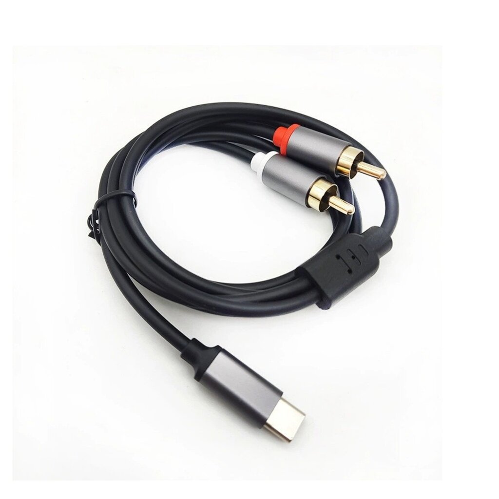 Аудиокабель rca типа c к двойной головке lotus head-1 м