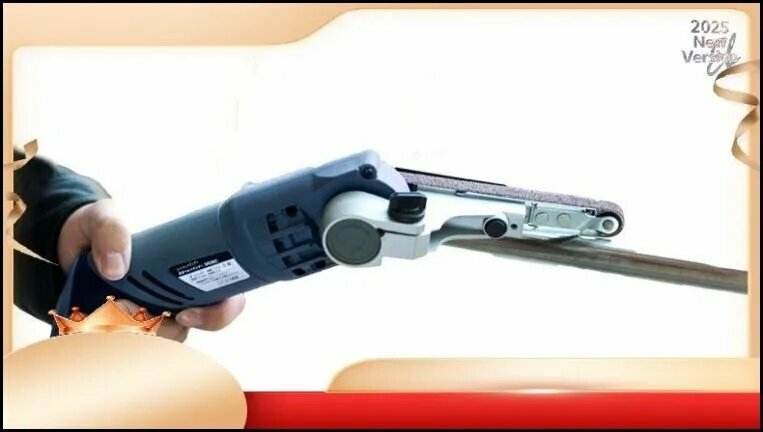 Эксклюзивная ленточная шлифовальная машина 10x330 мм укомплектована набором полотен