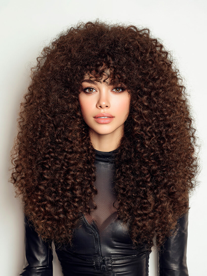 Hairshop Афрокудри 8 60см (Шоколадный натуральный)