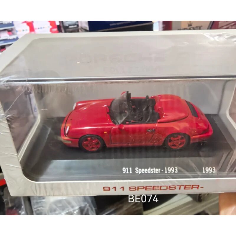 Коллекционная модель автомобиля ATLAS Diecast 1:43 Porsche 911 Speedster 1993 Roadster из сплава, сувенир, украшение для витрины
