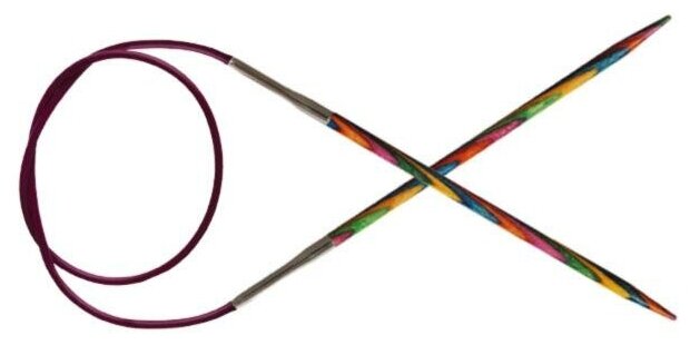 20396 Спицы круговые Symfonie Wood KnitPro, 50 см, 7.00 мм