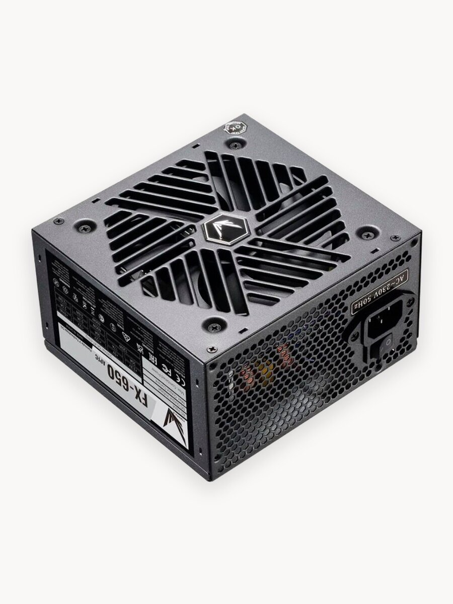 Блок питания Formula FX-650 черный, ATX, 650 Вт, 120 мм, 24+4+4pin