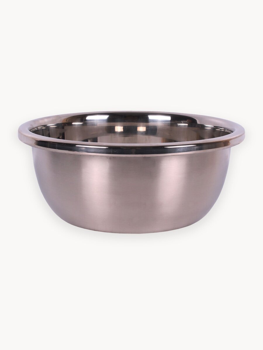 Таз 30см из нержавеющей стали, хозяйственный, коррозионная стойкость