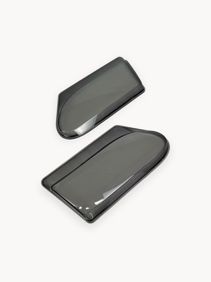 Гладкие стекла фар тонированные для 2113,2114,2115 (Пластик)