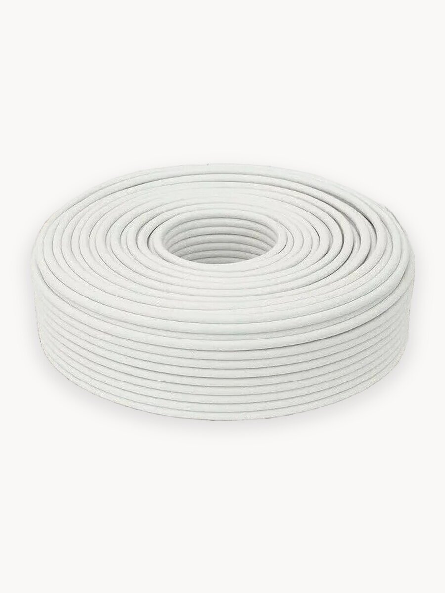 Антенный кабель коаксиальный RG-6 economical, 10м, белый цвет