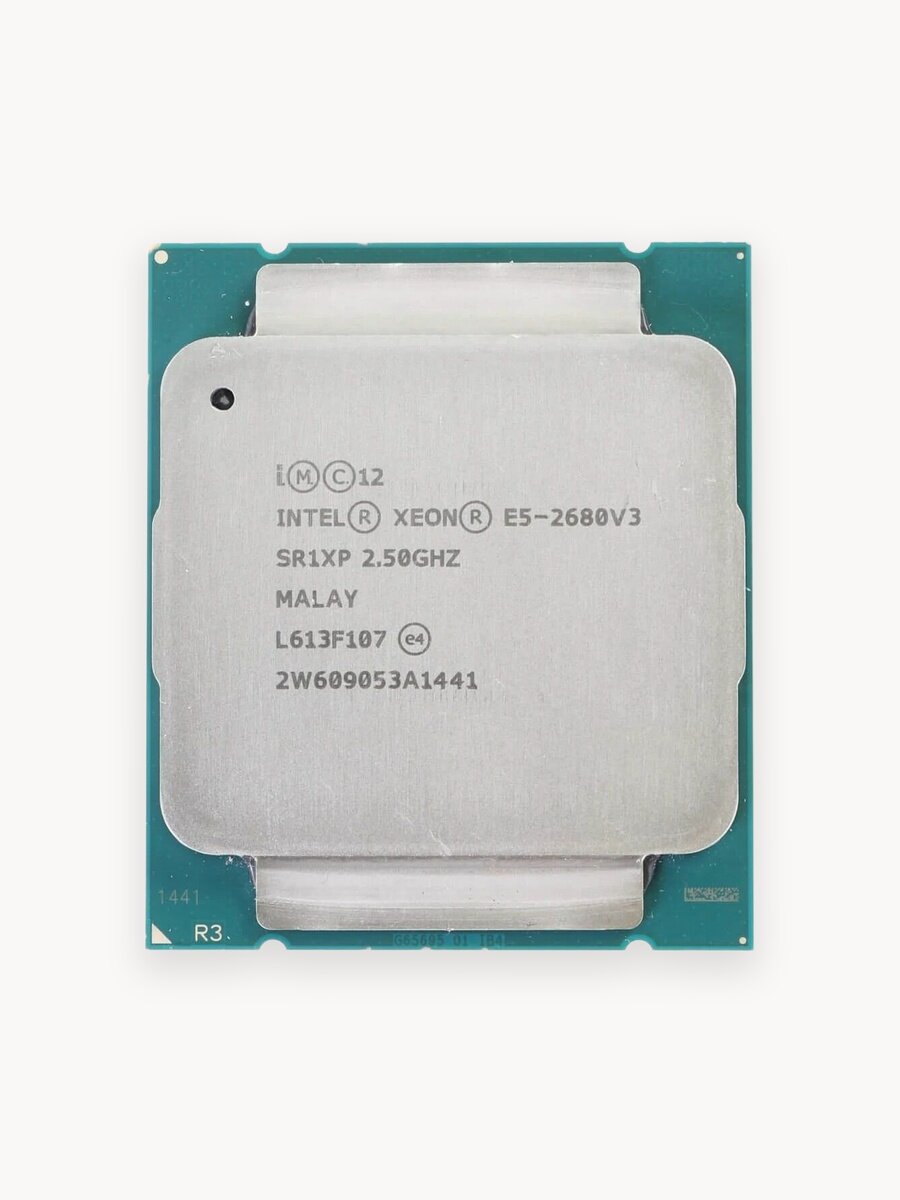 Процессор Intel Xeon E5-2680v3 (LGA 2011-3, 12/24 до 3.3 ГГц, DDR4, кэш 30 Мб) SR1XP