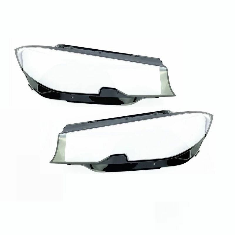 Стекла для фар BMW 3 серии G20 2019-2021 (Комплект 2шт), стекла фар БМВ G20