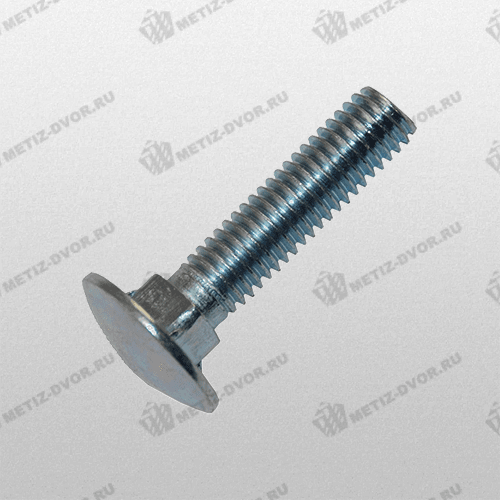 Болт мебельный 8x35 с квадратным подголовком DIN 603 Уп (50 шт)