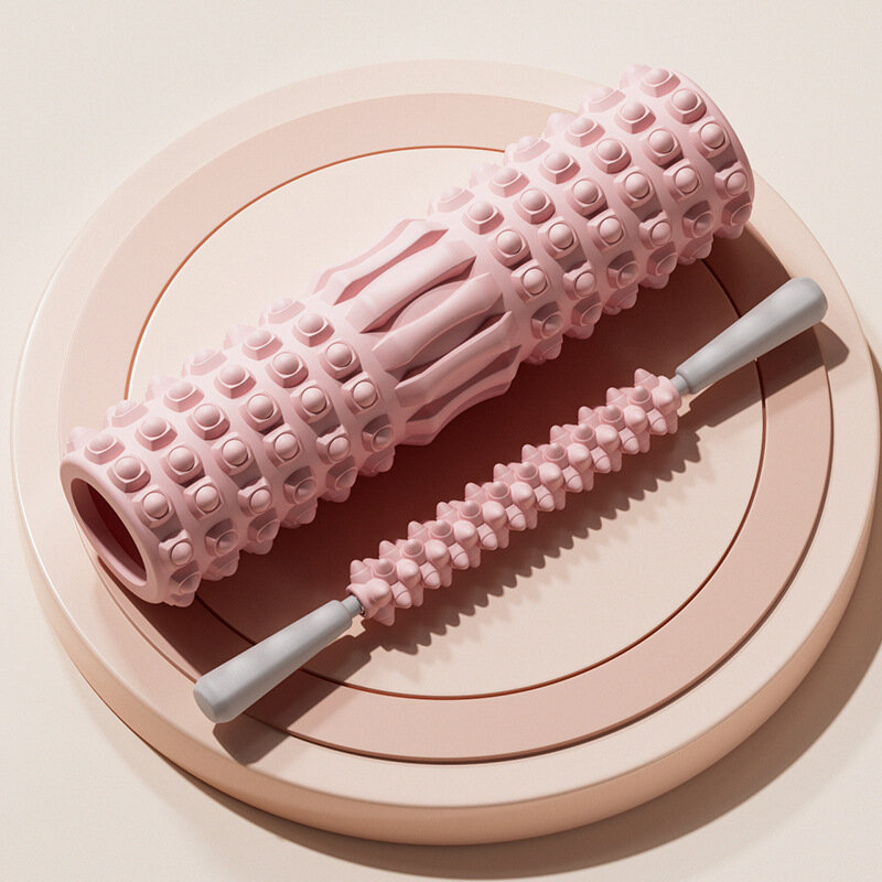 Пенный ролик для глубокого расслабления мышц, массажер для ног и спины, растяжка фасции, йога-колонна