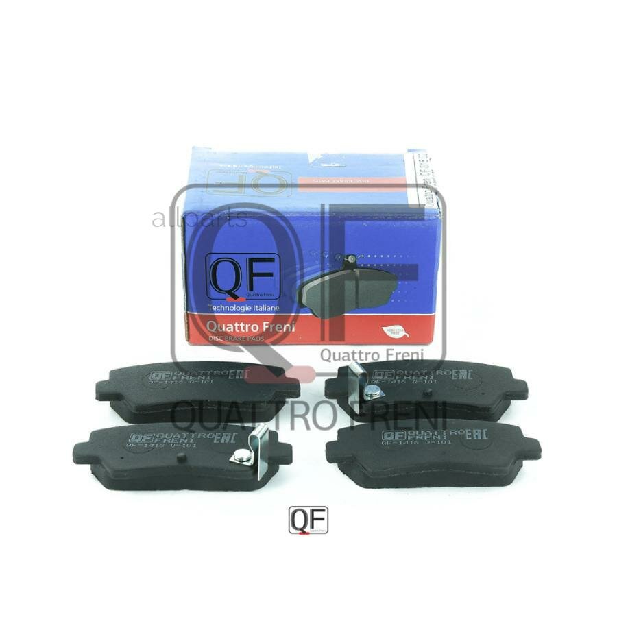 QUATTRO FRENI QF81802 Колодки тормозные дисковые задние к-т с мех индикатором износа Hyundai Solaris (2011-) Kia Rio III