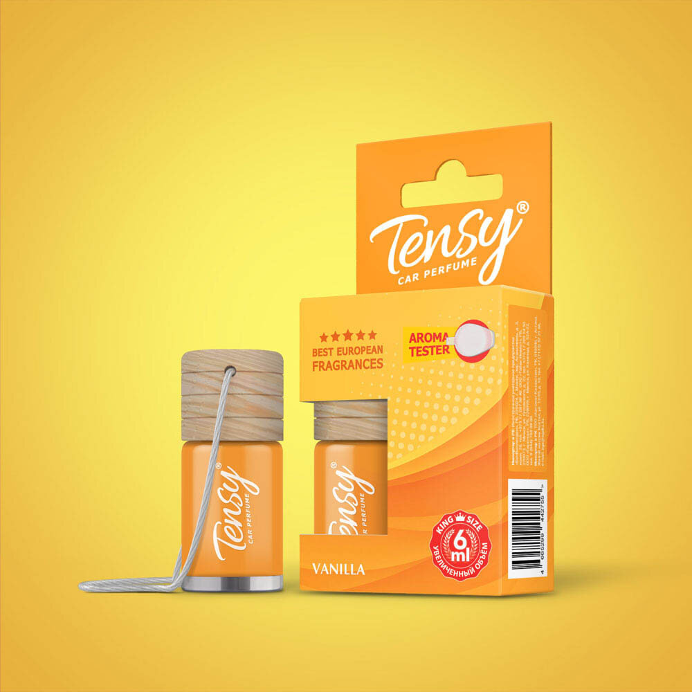 Ароматизатор подвесной бутылочка Ваниль Tensy