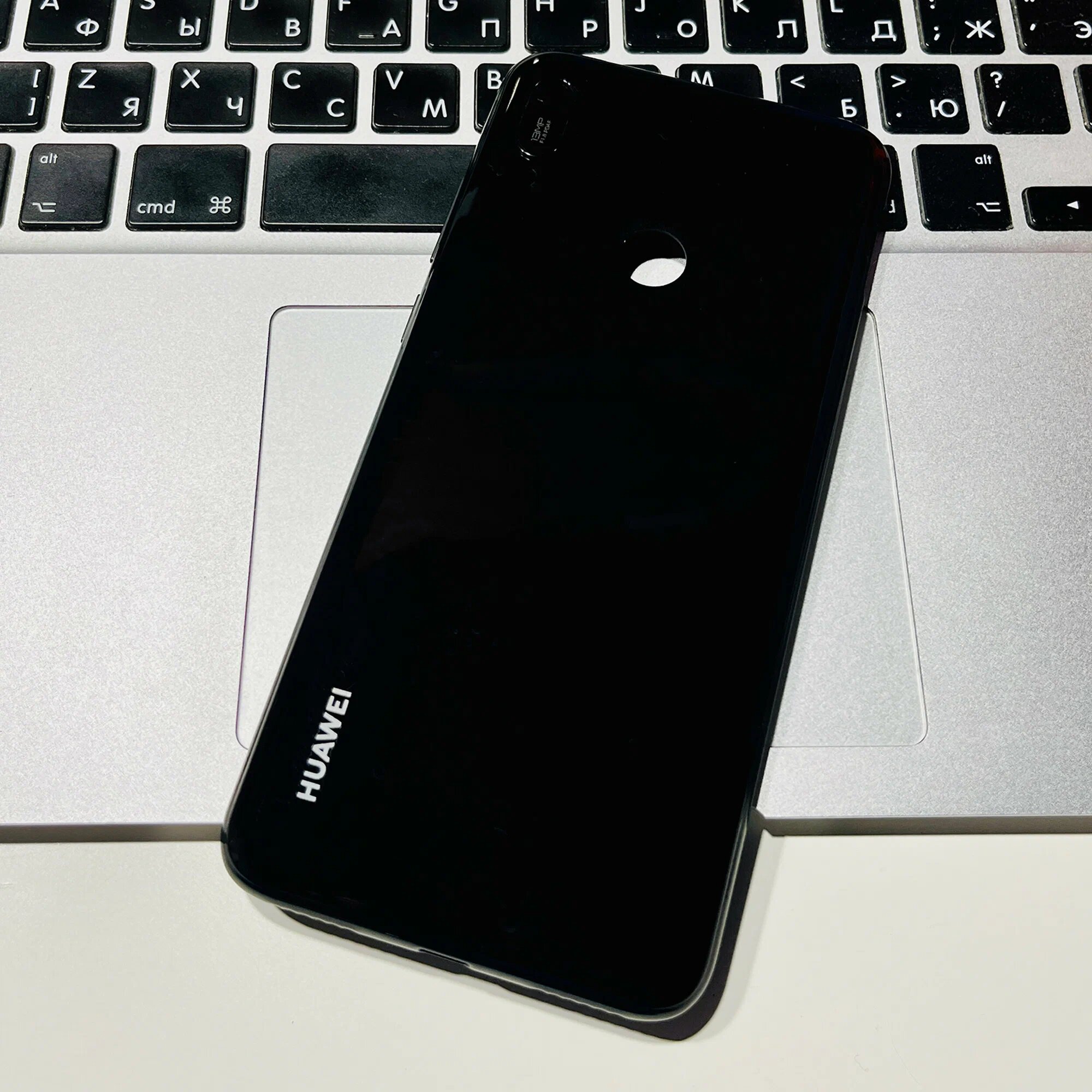 Задняя крышка-панель PREMIUM KASIK Huawei Y6 2019, Huawei Y6S (MRD-LX1F), чёрная