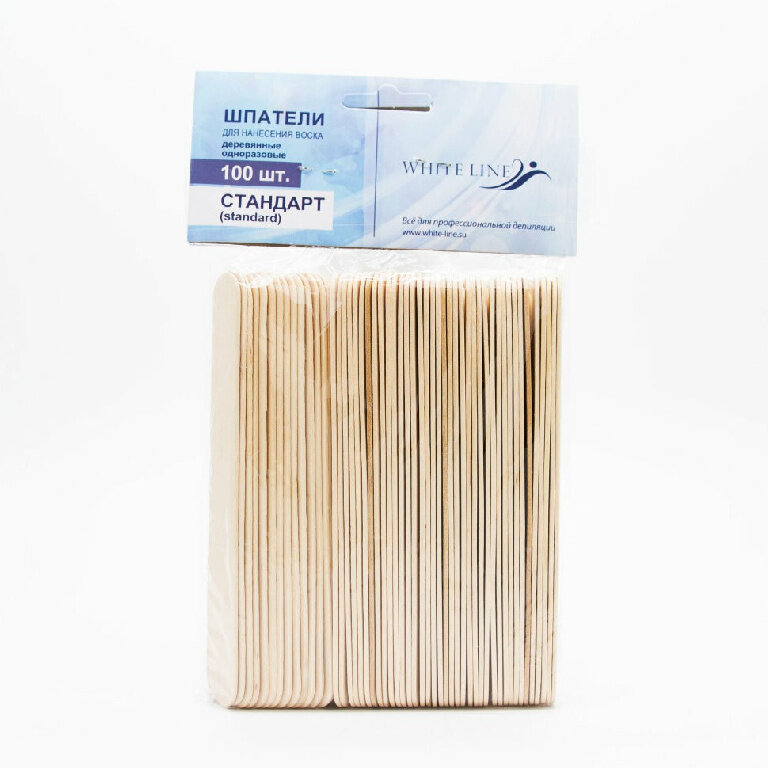 Шпатели деревянные стандарт №100 шт