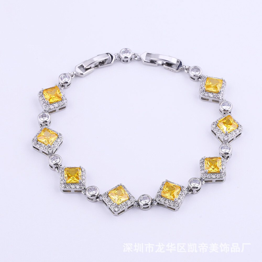 Браслет Kaidimei, циркон