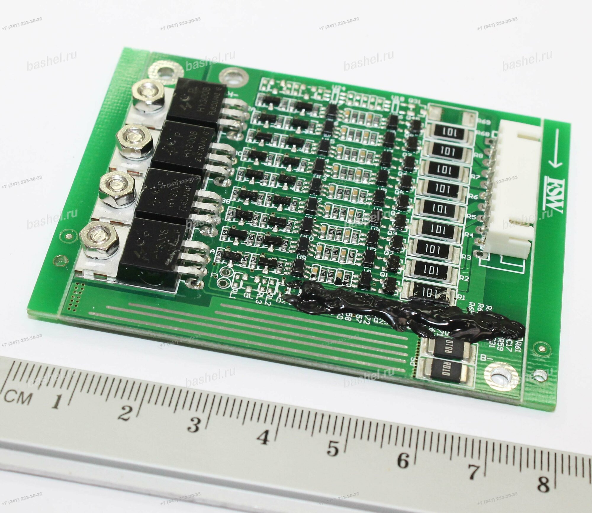 Плата контроля заряд/разряд PCB Li9SB10A с балансиром