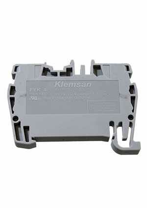 PYK4 (серый), 307119RP Клеммник пруж. быстрозажимной (Push in), 4 мм. кв.