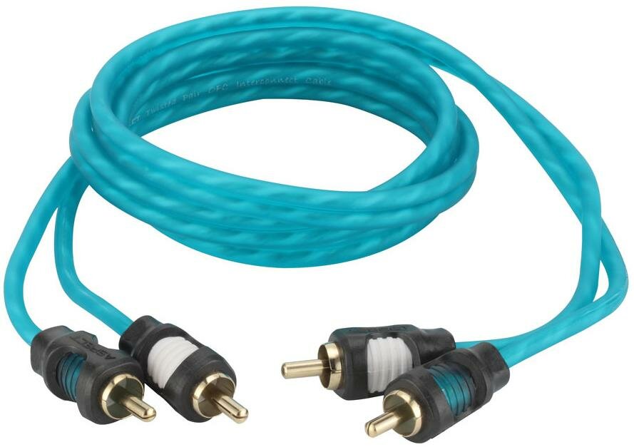 Кабель межблочный Aspect RCA-CL2.1, Cyan Line