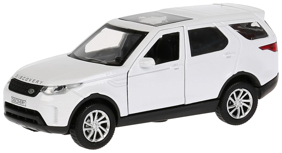Модель Инерционная Технопарк Land Rover Discovery (12см, металл, открываются двери, белая, в коробке)