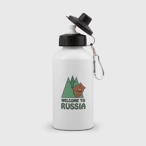 Welcome - Russia Спортивная бутылка