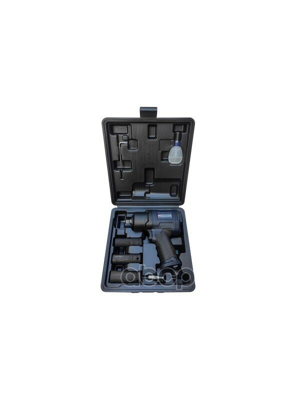 MARSHALL Гайковерт пневматический ударный 1450 н. м. 1/2 (ударные головки, кейс) MARSHALL арт. MR3004