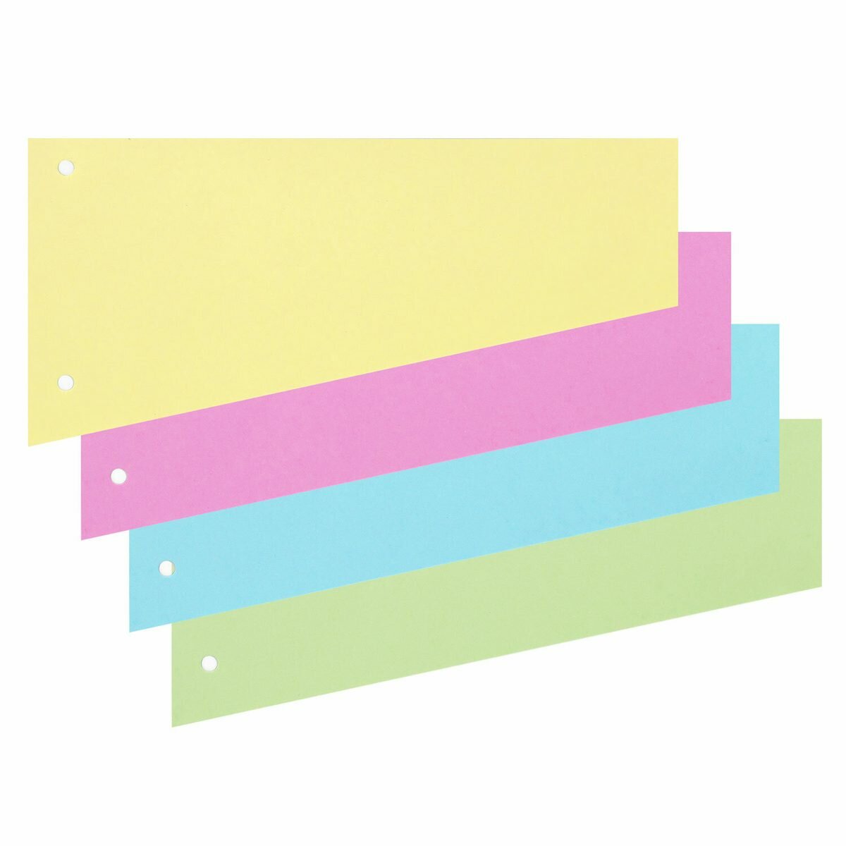 Разделитель листов картонный Brauberg "Трапеция" (230х120х60мм, 4 цвета) 100шт. (225972), 50 уп.