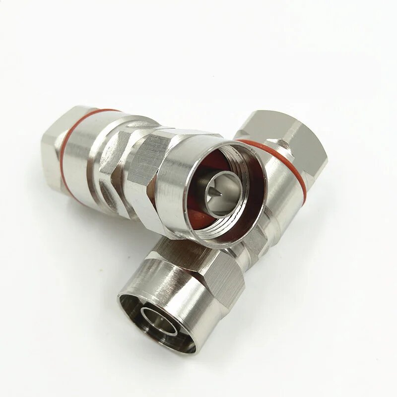 10 шт./лот медь NJ-1/2 Фидер Кабельный соединитель переменного тока, 50-12 кабель N типа L16 Штекерный соединитель