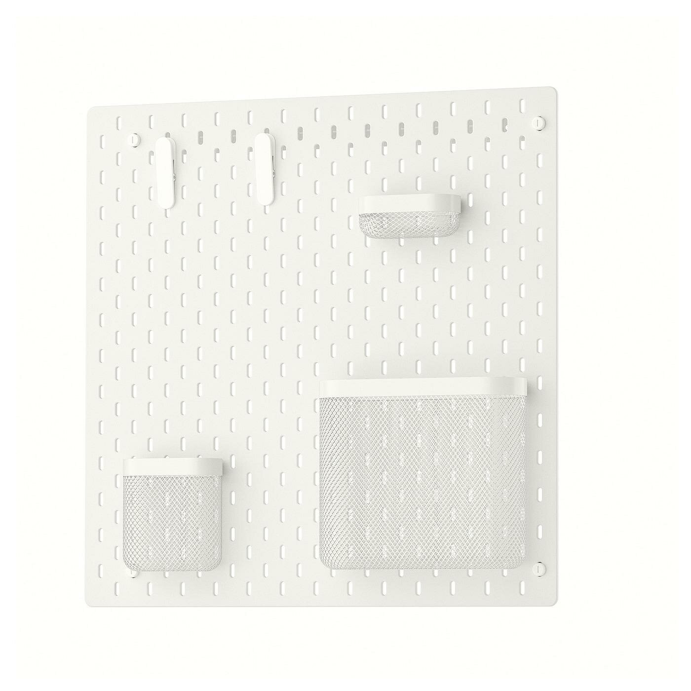 SKADIS IKEA 495.159.41 Комбинация перфорированных досок белый