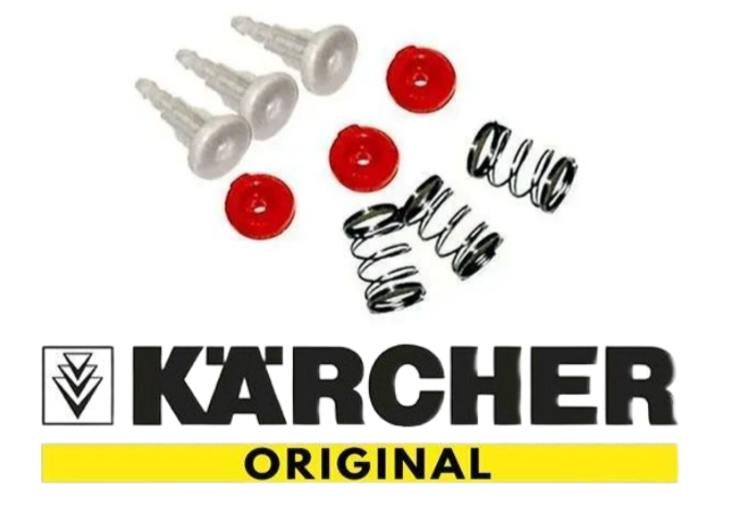 Арт. 9.001-110.0 Клапан впускной для минимоек Керхер Karcher серий К2-K5, комплект - 3 штуки. Новый. Оригинальный