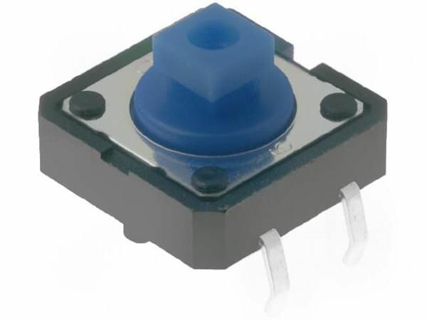 Микропереключатель OMRON B3F-5050, TACT, SPST-NO, Положения 2, 0,05A/24ВDC, THT, 1 шт