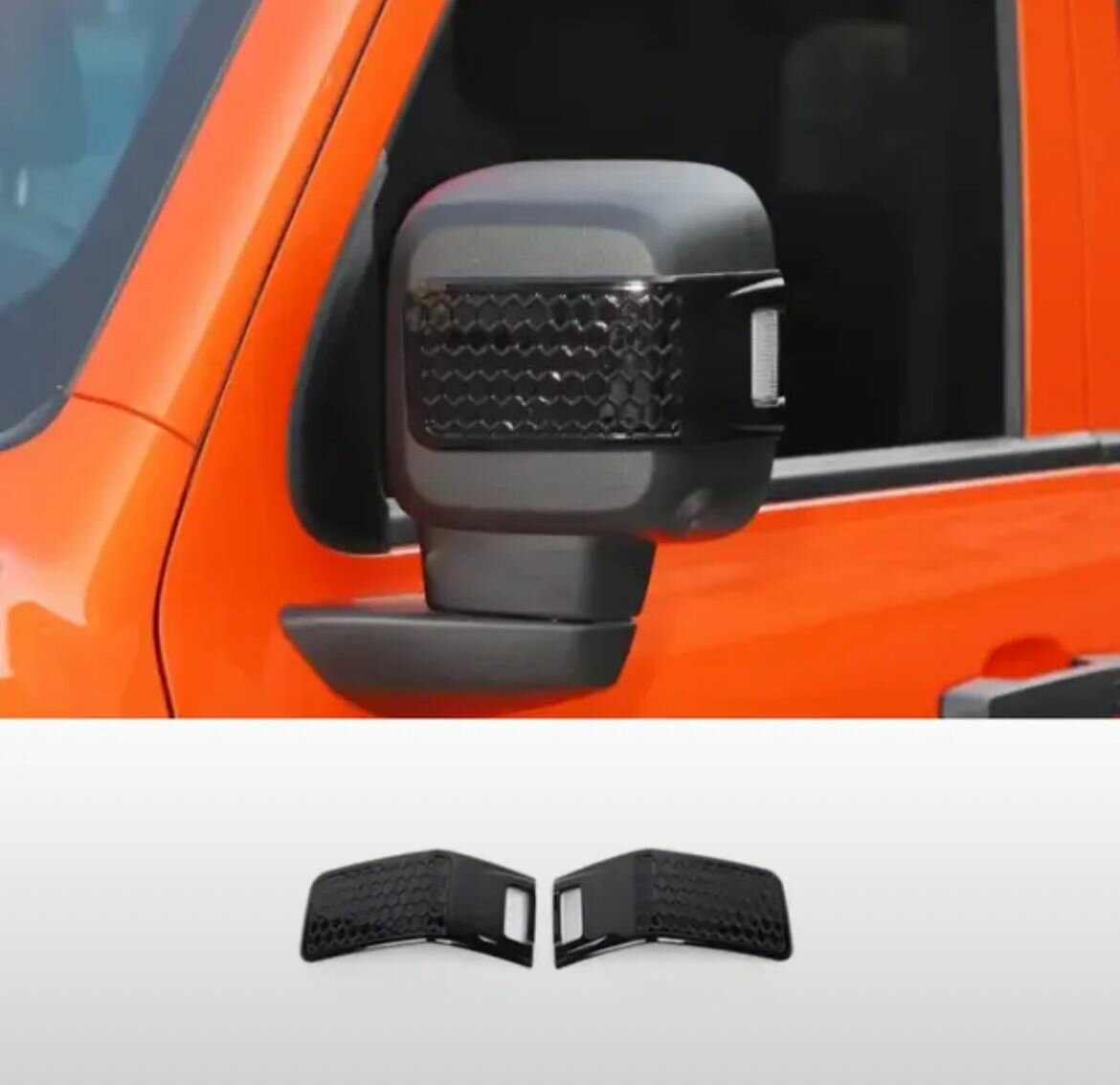 Накладки на зеркала полоса Tank 300 / Танк 300 2023-2025 black г. в