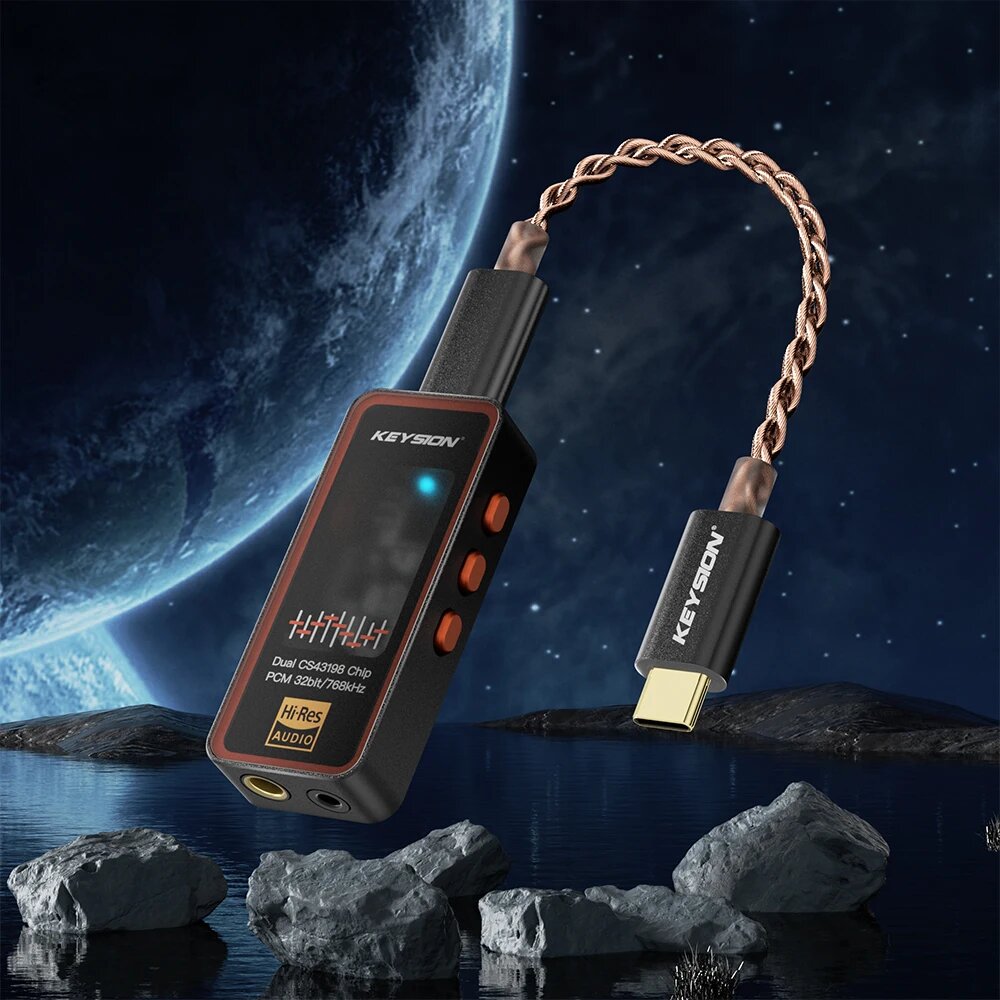 KEYSION Dual CS43198 ЦАП для наушников