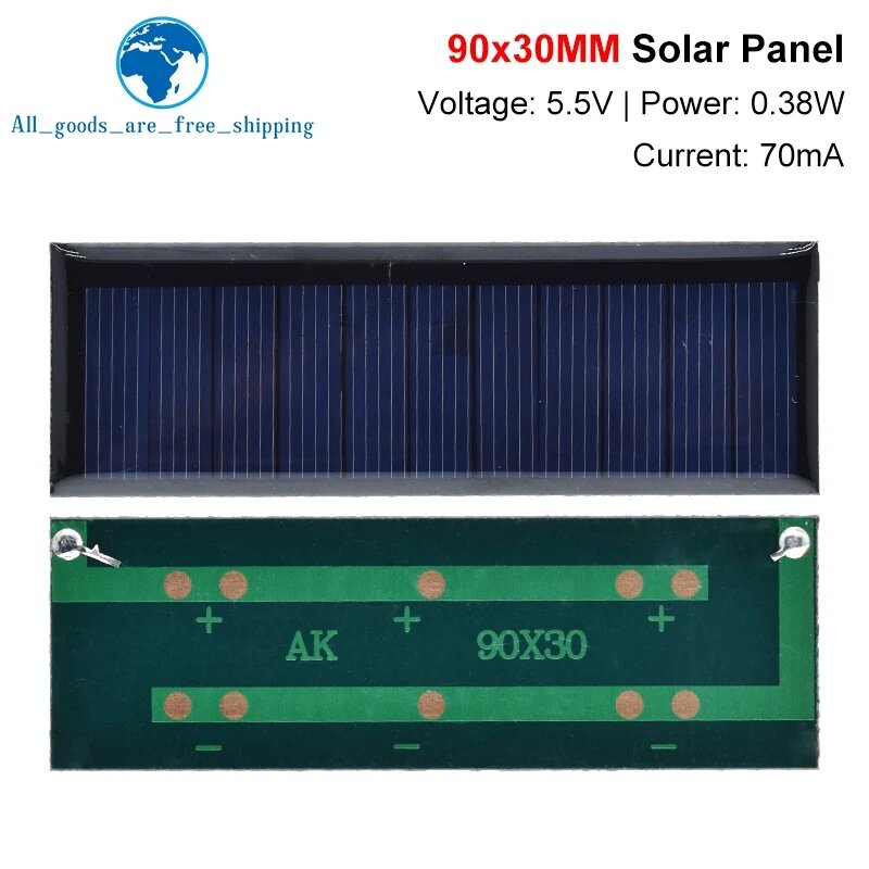 Солнечная панель TZT 90x30 мм 1pcs