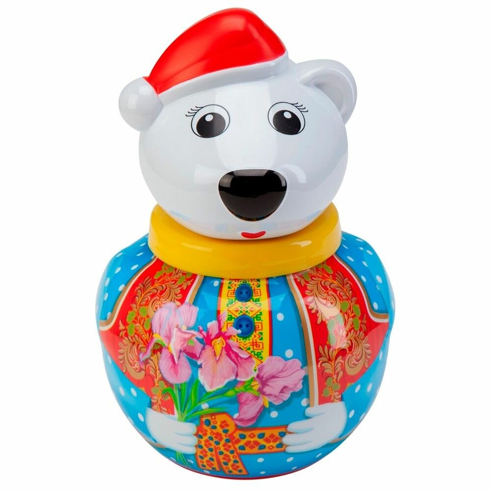 Неваляшка Stellar малая Белый медведь Тема, в пакете (1739)