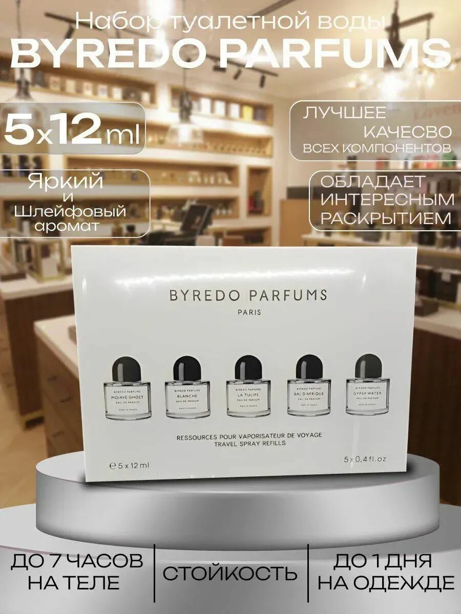 Парфюмерный набор B*REDO PARFUMS PARIS 5шт по 12ml