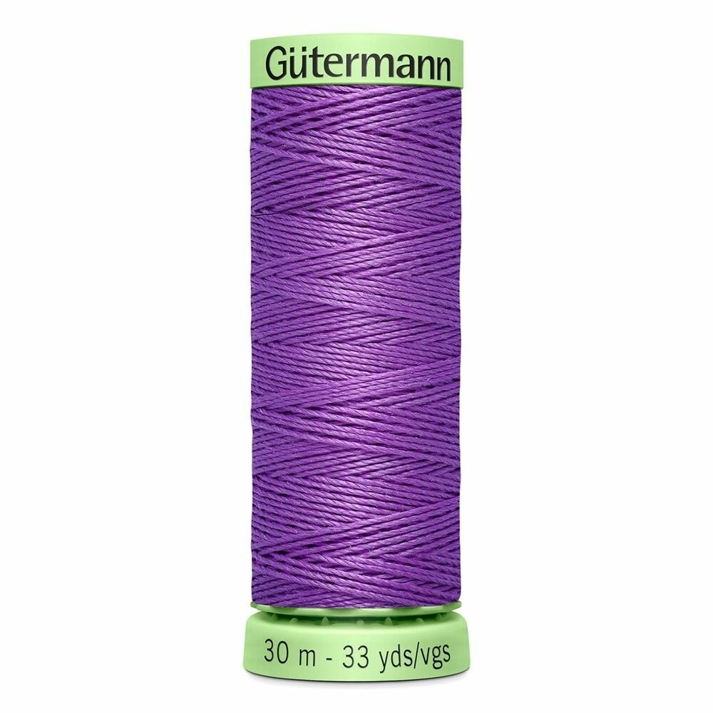 Декоративная нить Gutermann Top Stitch 30/30 м для отстрочки, 100% полиэстер, цвет 391 сиреневый, 5 шт (3)