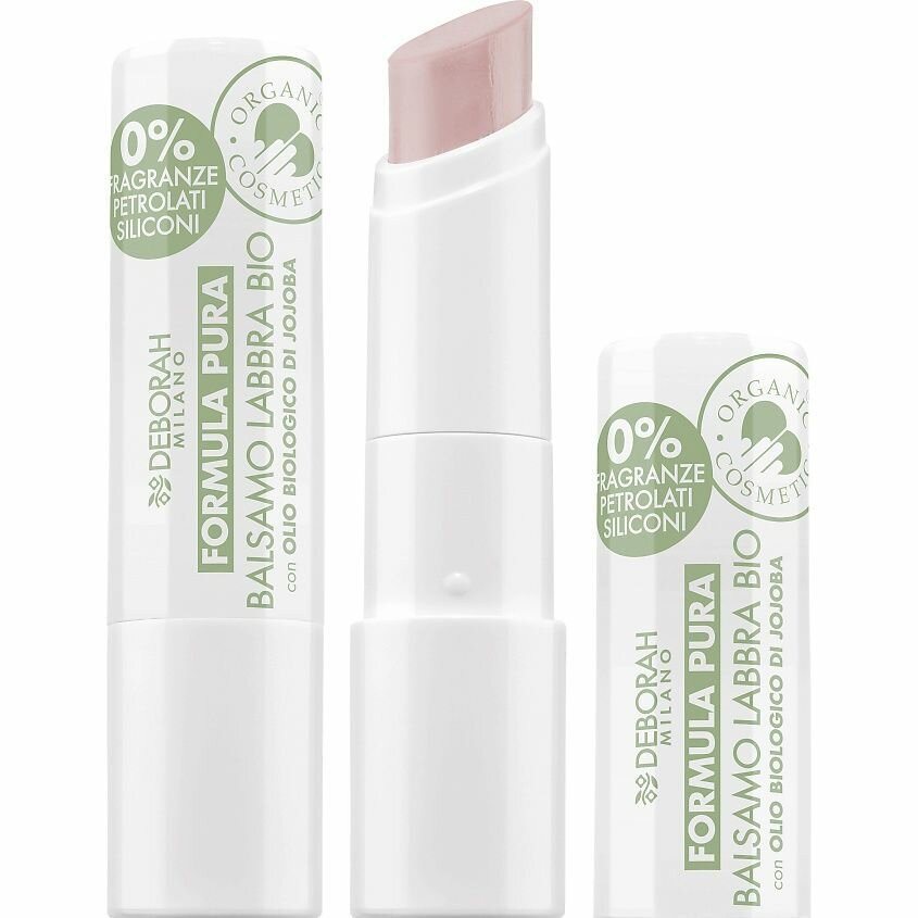 Помада-бальзам для губ DEBORAH Formula Pura Lip Balm, тон 01, Прозрачный, 3,75 г