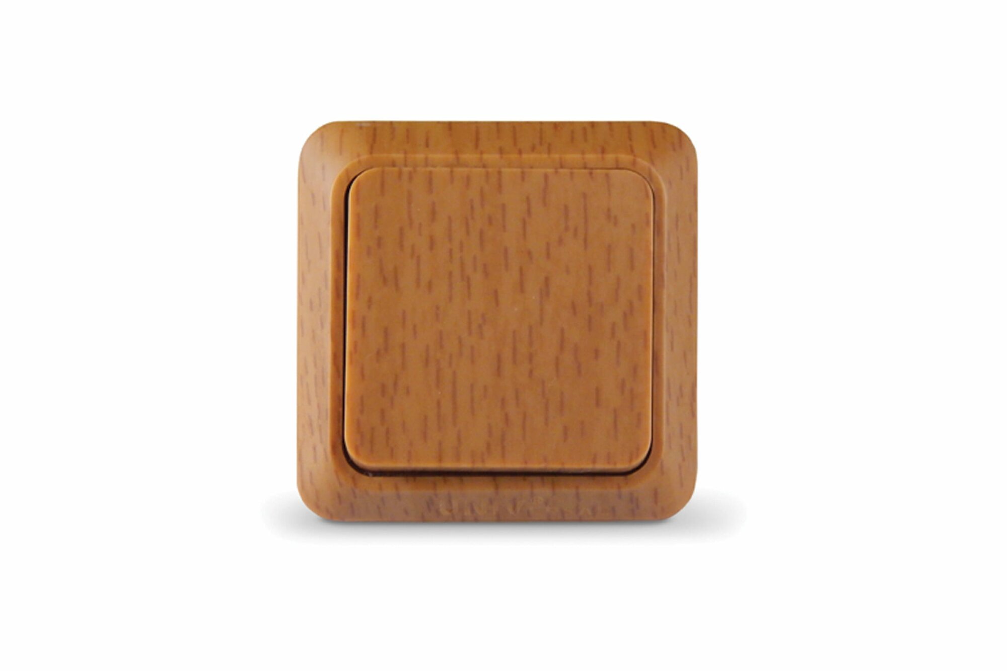 Выключатель одноклавешный UNIVersal серия Олимп о/у 10А 220В бук (еврослот) 7946680